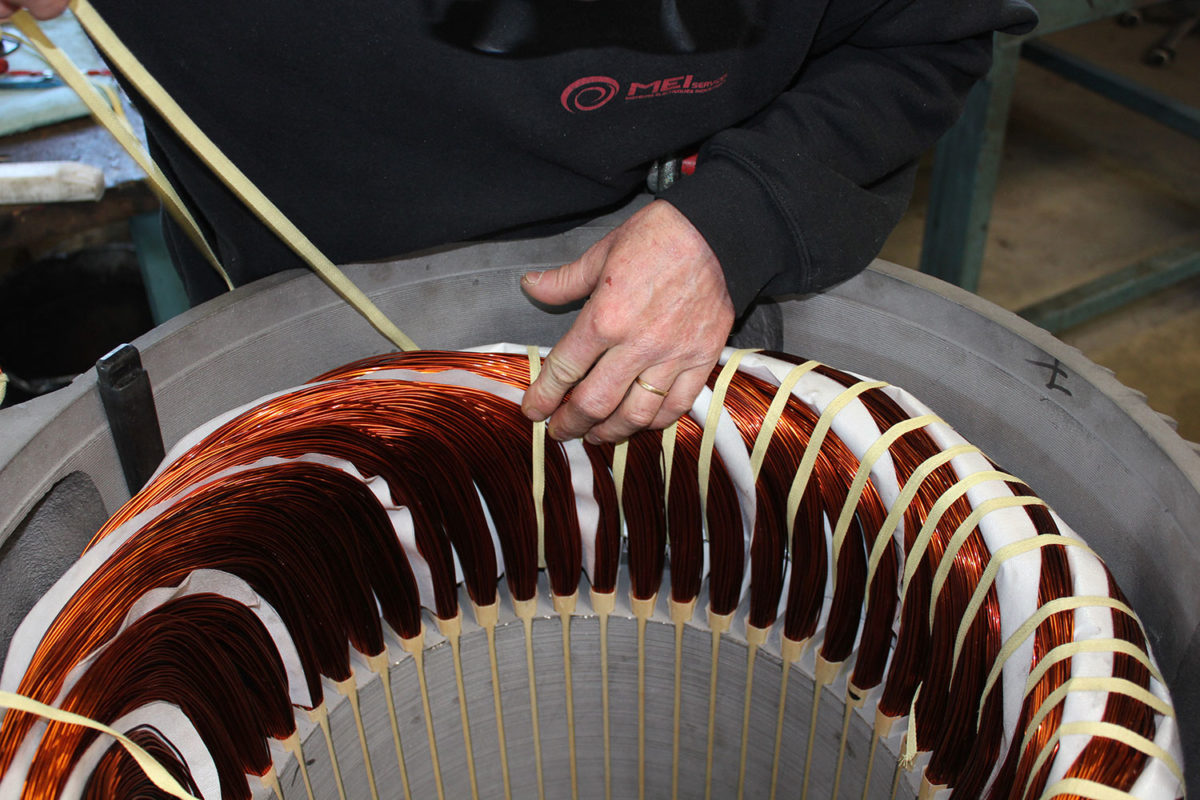 Bobinage de moteurs dans nos ateliers en Sarthe 72 - MEI Services